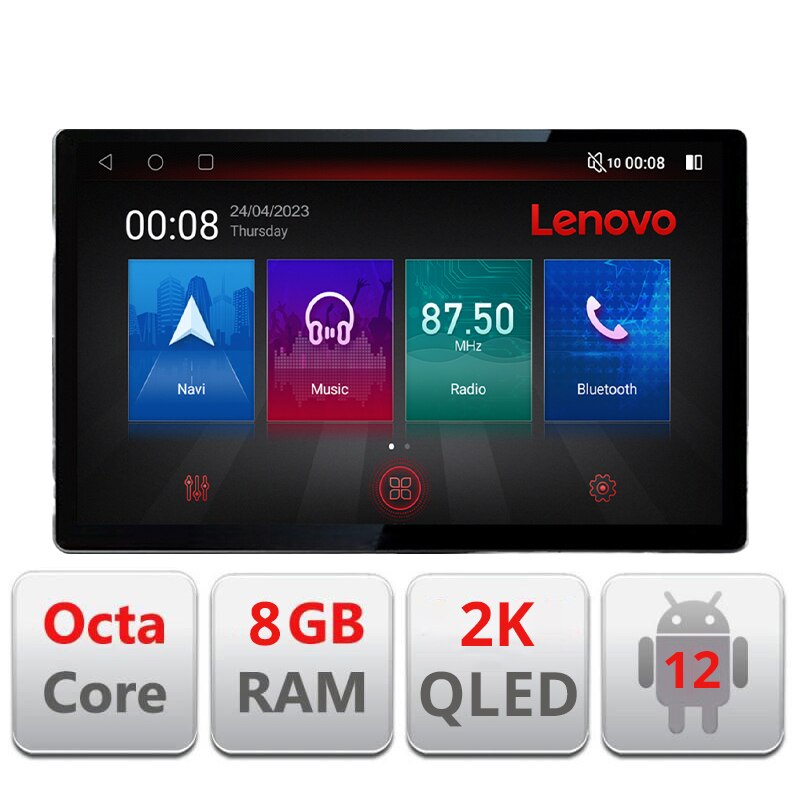 Navigatie dedicata Peugeot 307 N-307 Lenovo ecran 13" 2K 8+128 Android ...