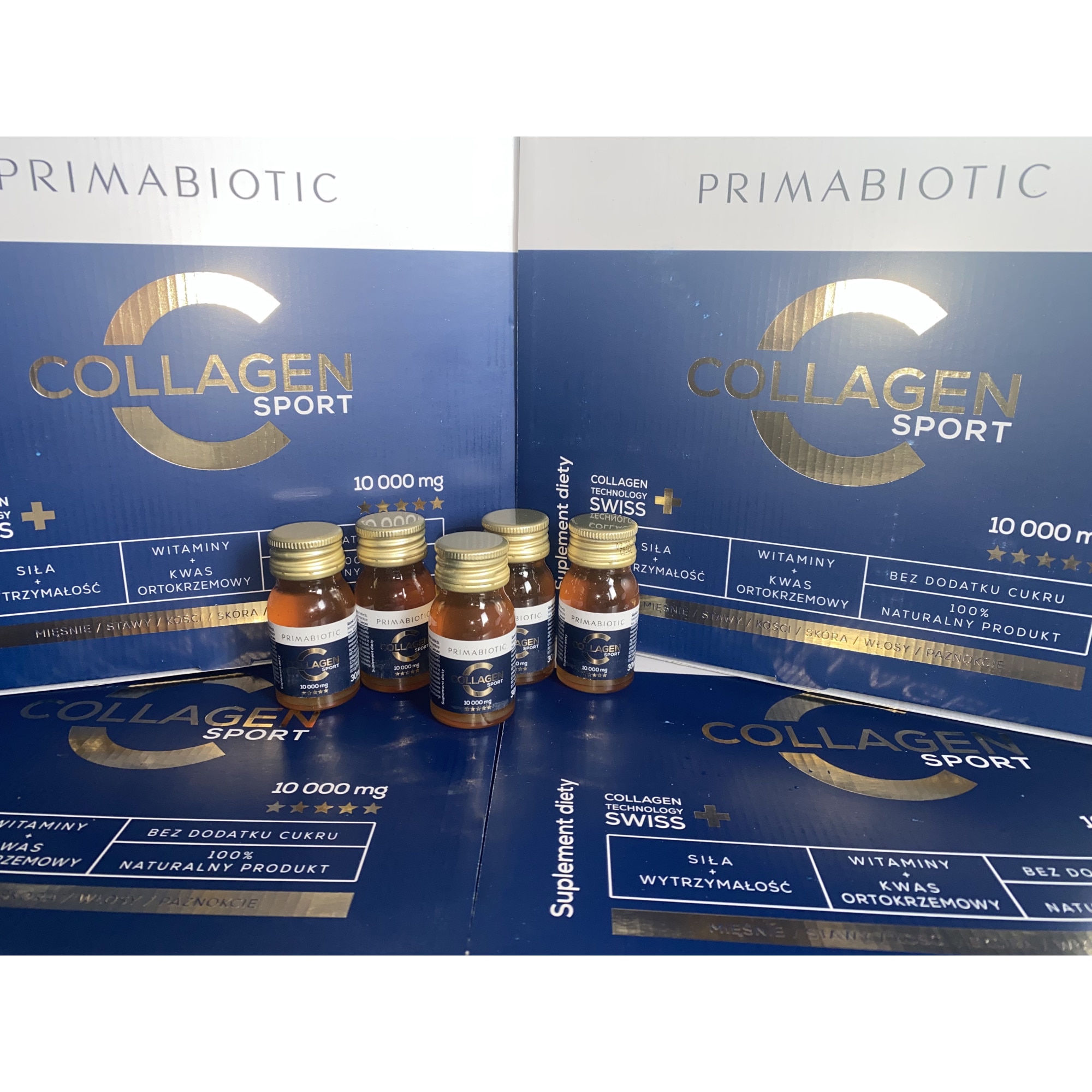 Set fiole colagen, Primabiotic Sport, Vitamine, 30x 30 ml - eMAG.ro
