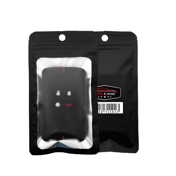 Husa Cheie Auto tip Renault/Dacia, EHS E-Husa®, din silicon negru cu ...