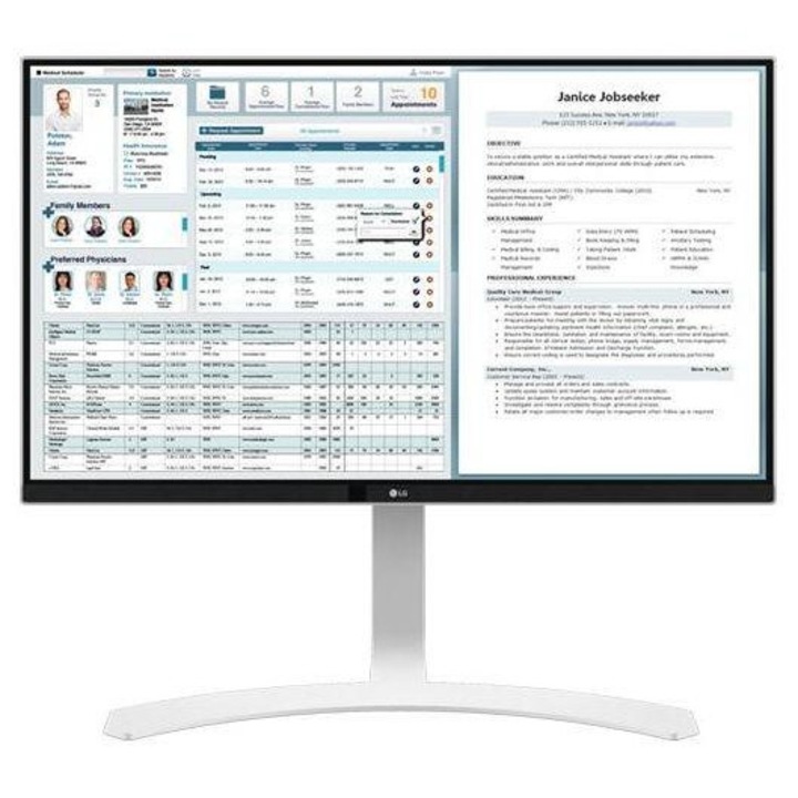 Monitor LED LG Clinical Review 27HJ712C-W 27 inch 14 ms Argintiu DICOM ...