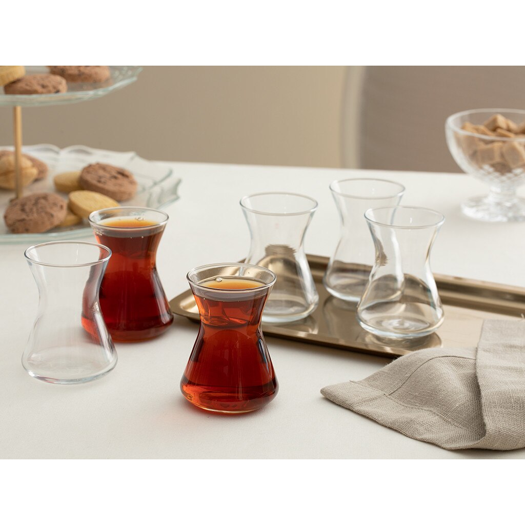 Set 6 pahare de ceai, English Home, Plain, 125 ml - eMAG.ro