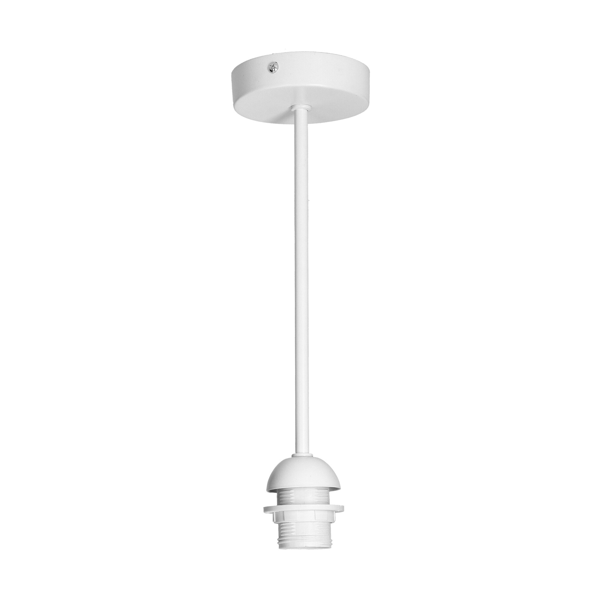 Lustra ADVITI Rollo AD-LD-6340WE27T, E27, 1 x 60W, alb - eMAG.ro