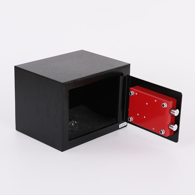 Seif Cu Cheie, 23x17x17 cm, Seif De Inalta Calitate Din Metal, 2 Chei ...