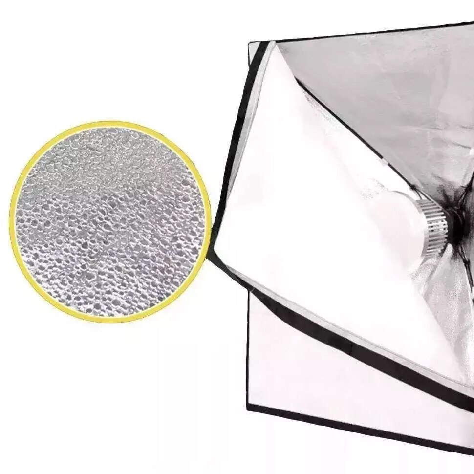 Set de lumina softbox si trepied, GearPro, Bec LED 400W, pentru ...