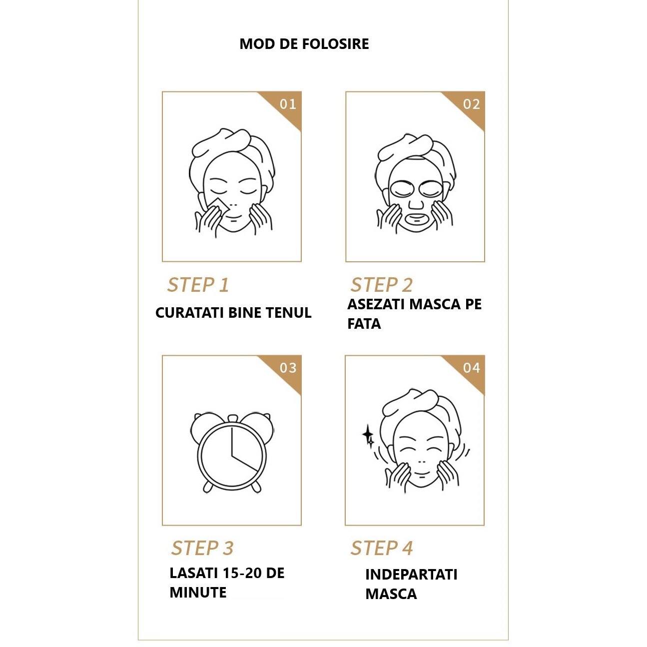 Masca de fata servetel hidratanta Bioaqua 30 gr - eMAG.ro