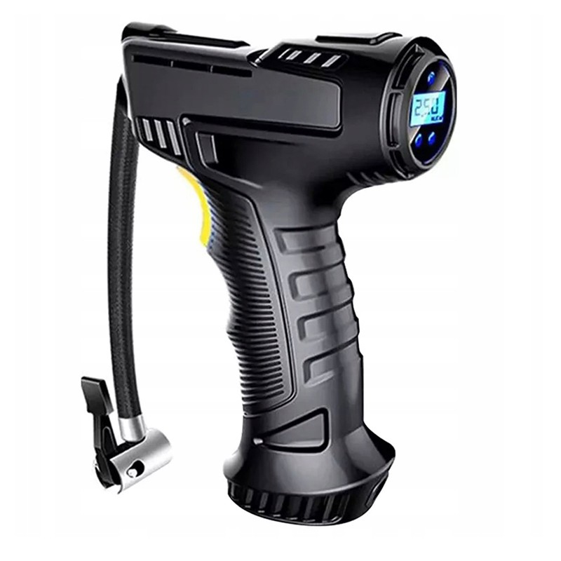 Compresor portabil Wireless, PROCART, reincarcabil, 120W, ecran LCD ...