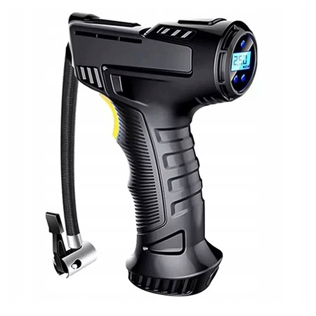 Compresor portabil Wireless, PROCART, reincarcabil, 120W, ecran LCD ...