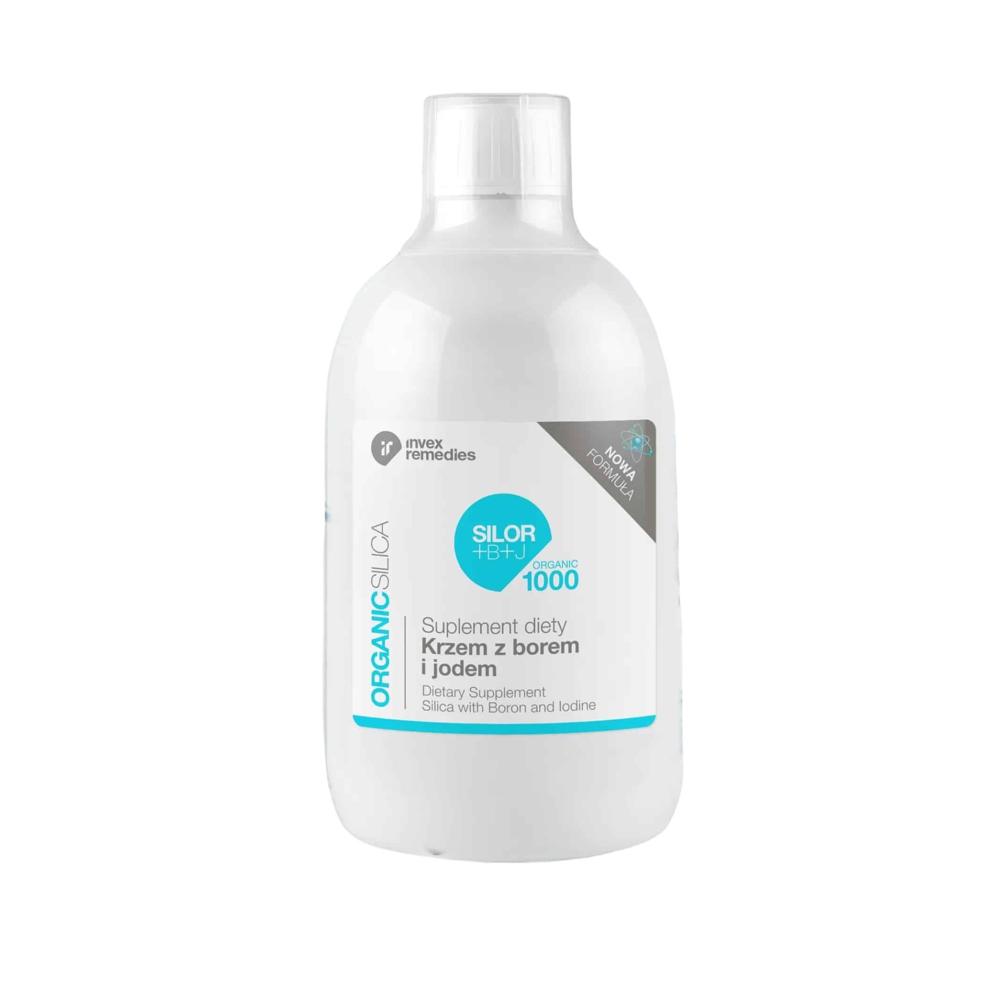 Siliciu cu bor si iod Silor + B + J Organic, INVEX REMEDIES, 500 ml ...