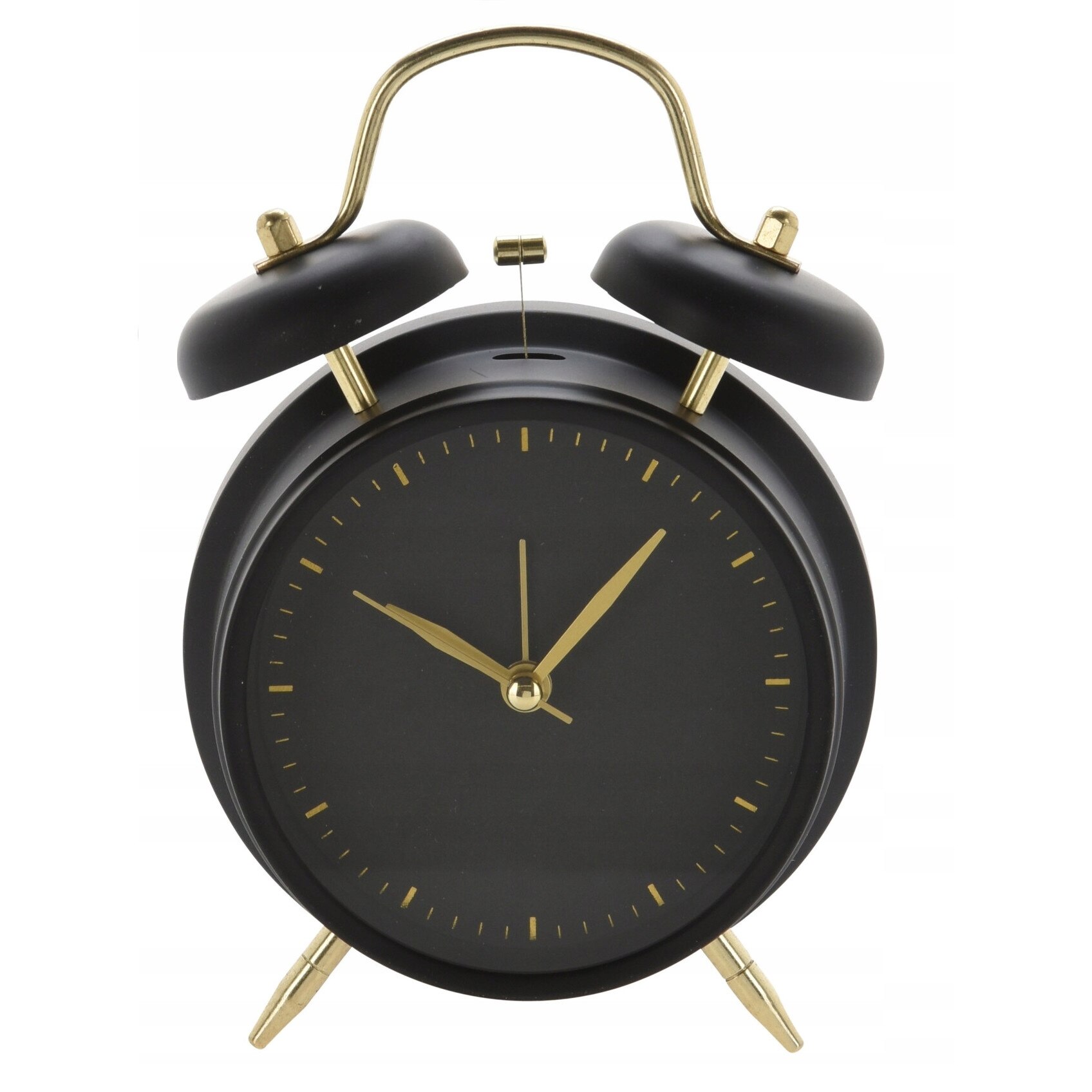 Ceas desteptator, Koopman, 11 x 16 cm, Negru - eMAG.ro