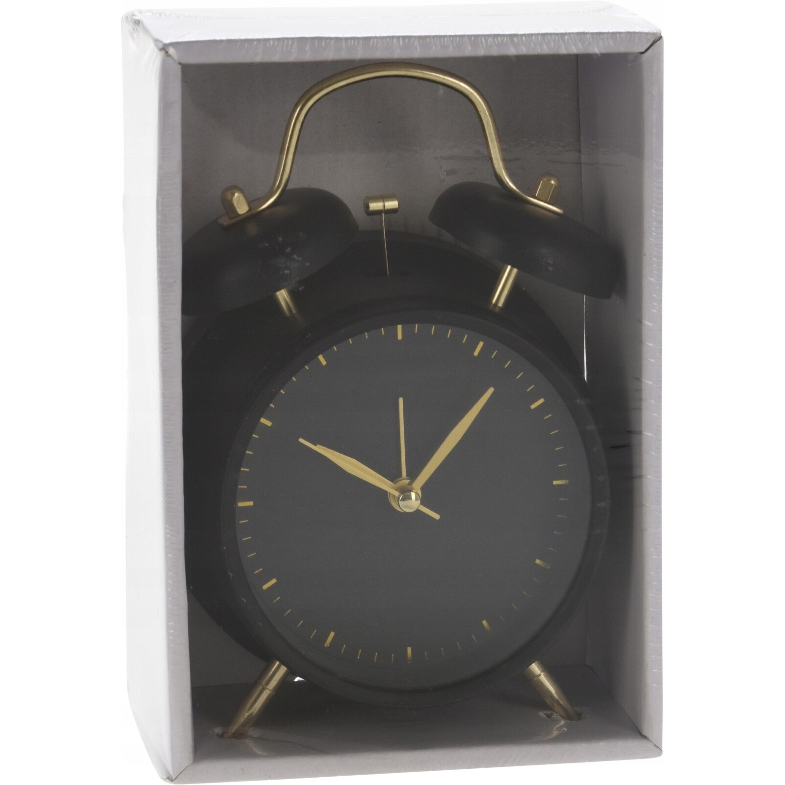 Ceas desteptator, Koopman, 11 x 16 cm, Negru - eMAG.ro