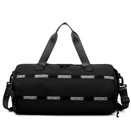Geanta sport, Poliester, Multifunctionala, Rezistenta la apa, Negru - eMAG.ro