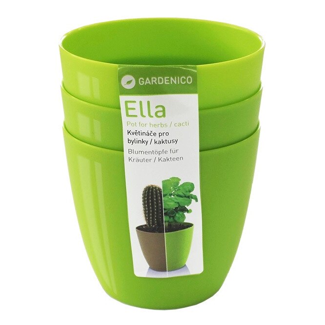 Set oale Hydrostab Ella Matt 7, 7x6,8cm, verde, 3 buc - eMAG.ro