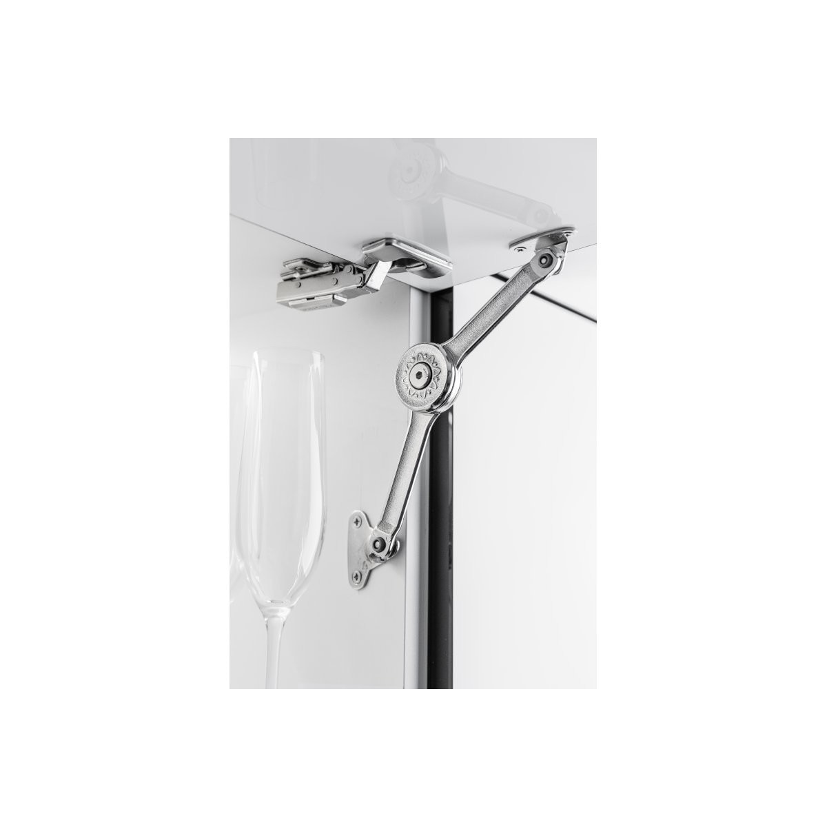 Piston mecanic mobilier, crom, design, pm-00 - eMAG.ro