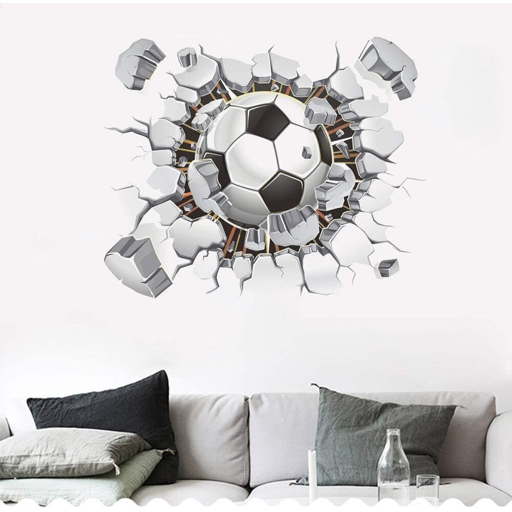 Sticker decorativ cu Fotbal, 60 cm, 1124STK - eMAG.ro