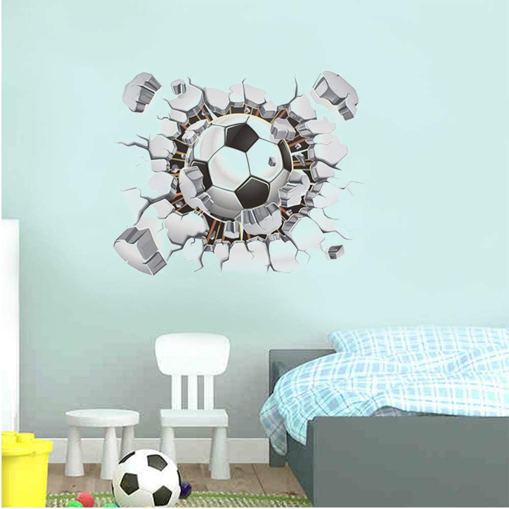 Sticker decorativ cu Fotbal, 60 cm, 1124STK - eMAG.ro