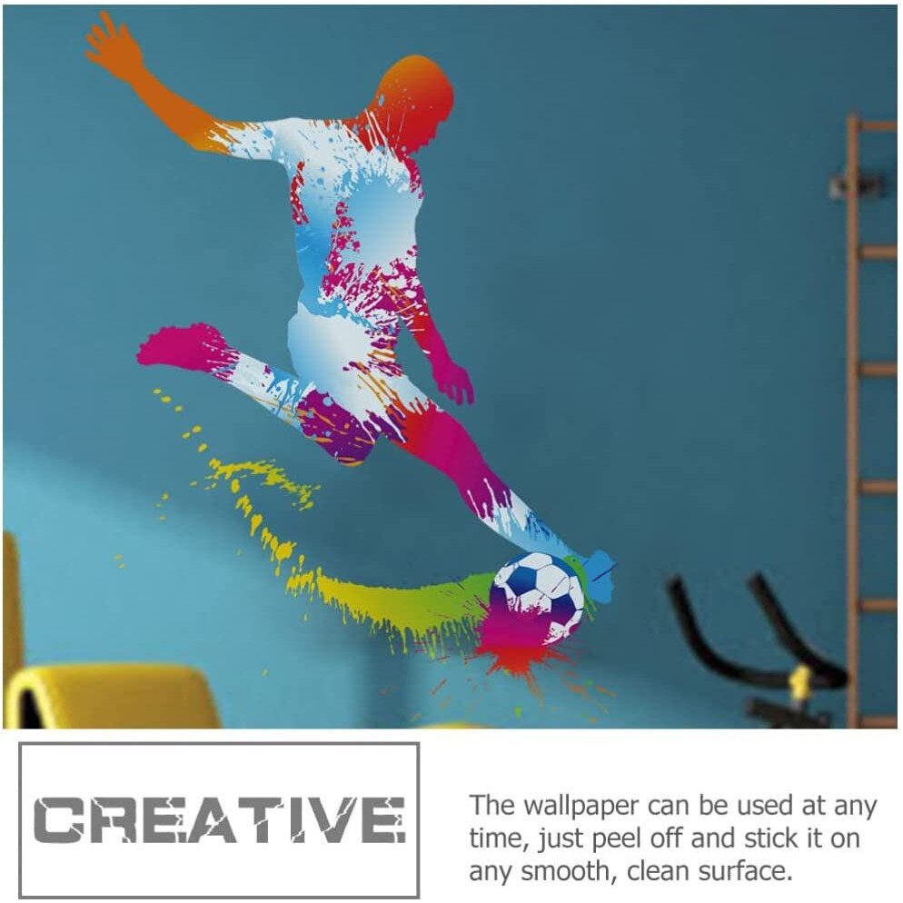 Sticker decorativ cu Fotbal, 80 cm, 1128STK - eMAG.ro