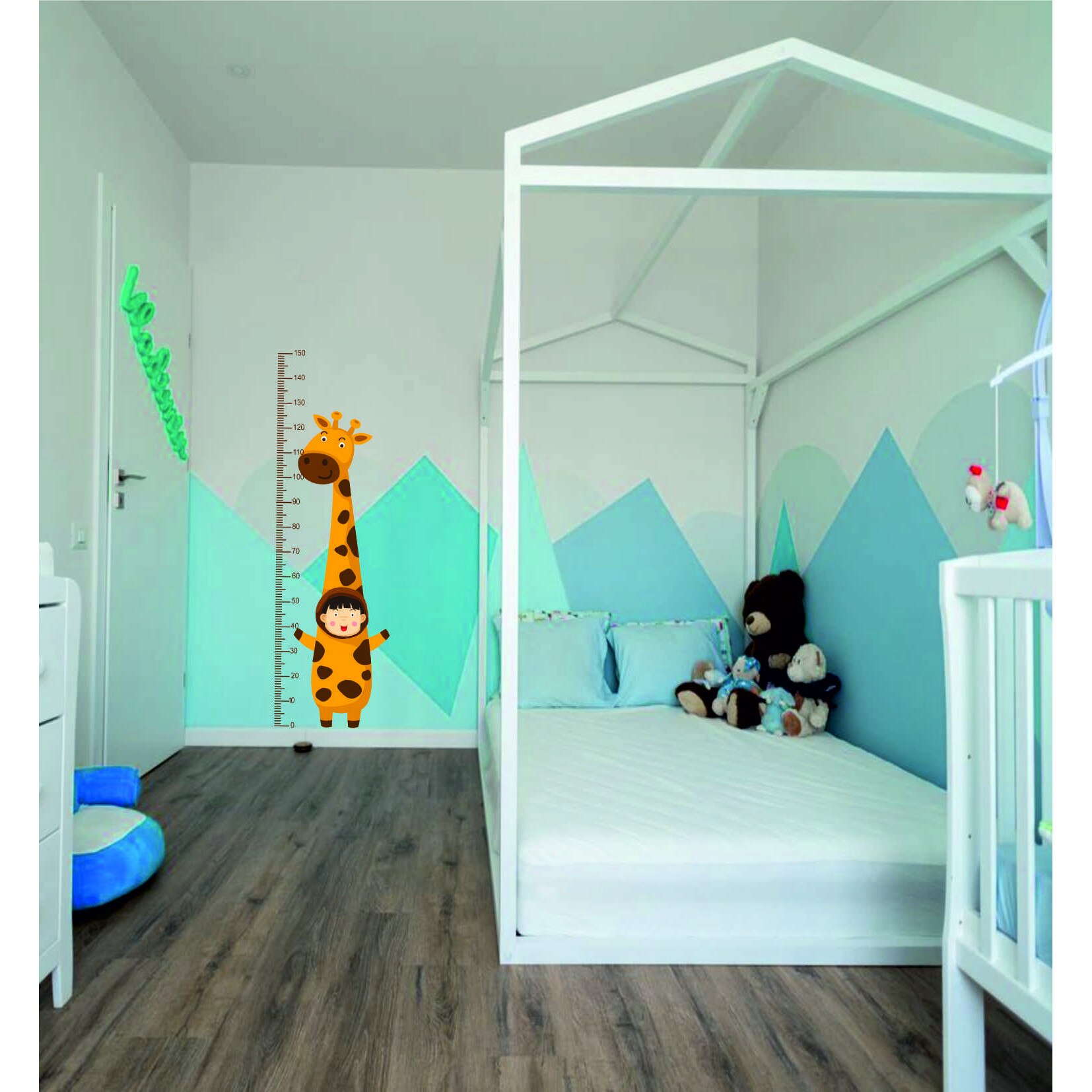 Masurator inaltime pentru copii 47X150, girafa, Creative Rey® - eMAG.ro