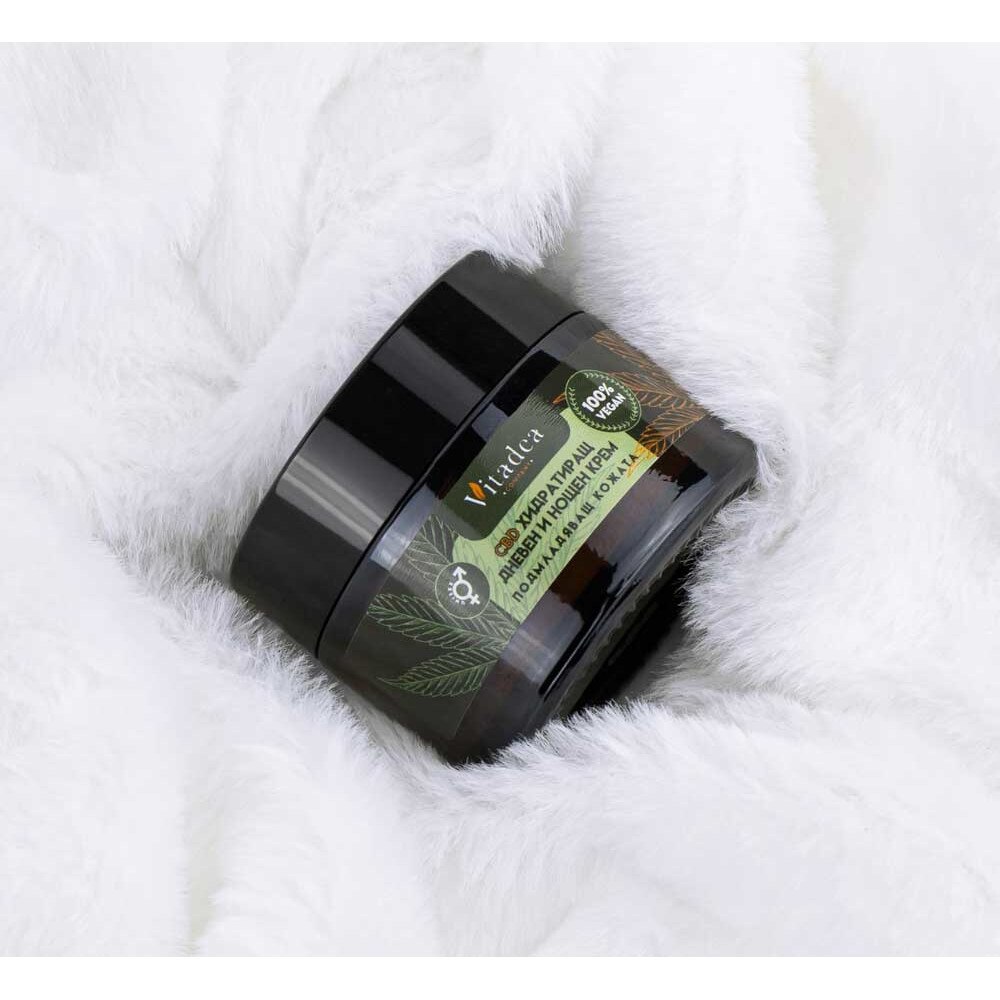 Крем за лице Vitadea CBD, Anti-ageing, Дневен/ Нощен, 50 мл - eMAG.bg