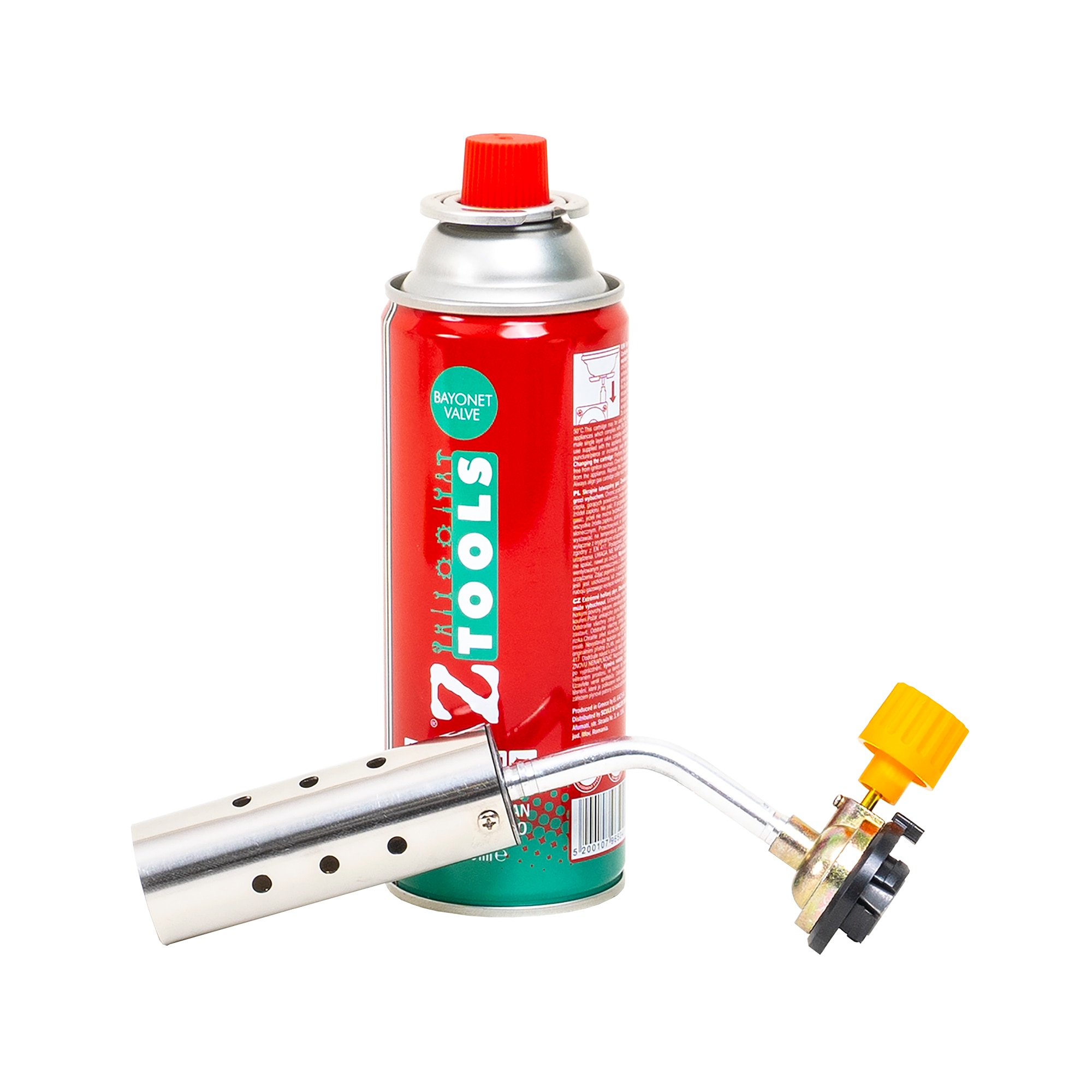 Set lampa instalator tip spray (ZTS 5625) si doza gaz tip spray 227gr ...