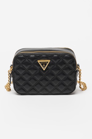 Guess, Geanta crossbody matlasata Giully, Negru - eMAG.ro