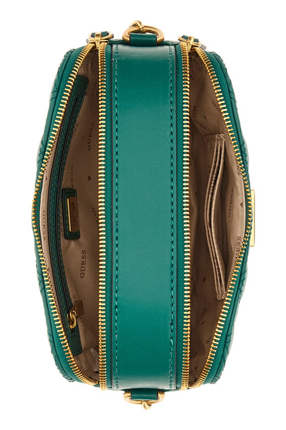 Guess Geanta Crossbody Matlasata Giully Verde Emagro