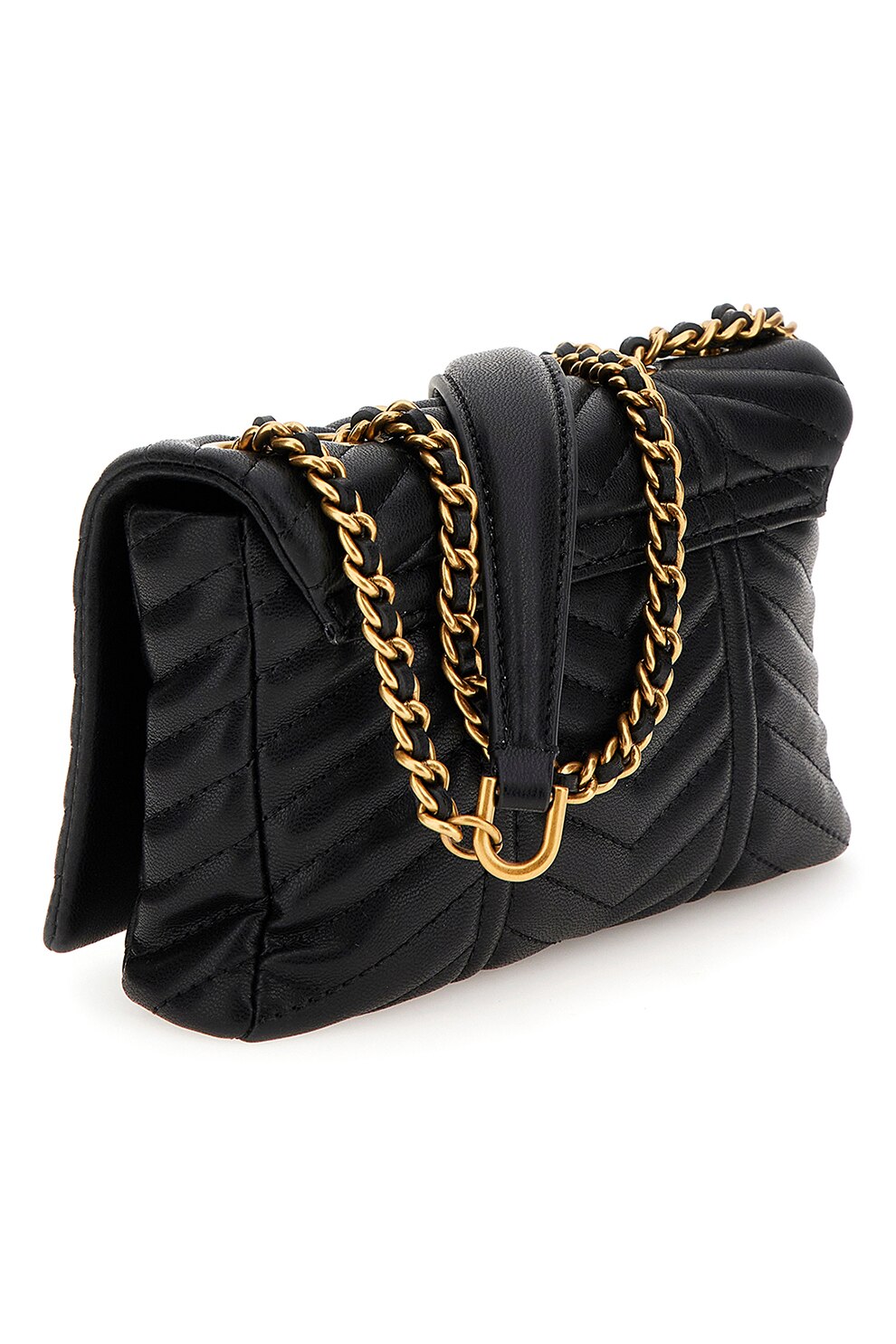 Guess, Geanta crossbody mini cu logo Lovide, Negru - eMAG.ro