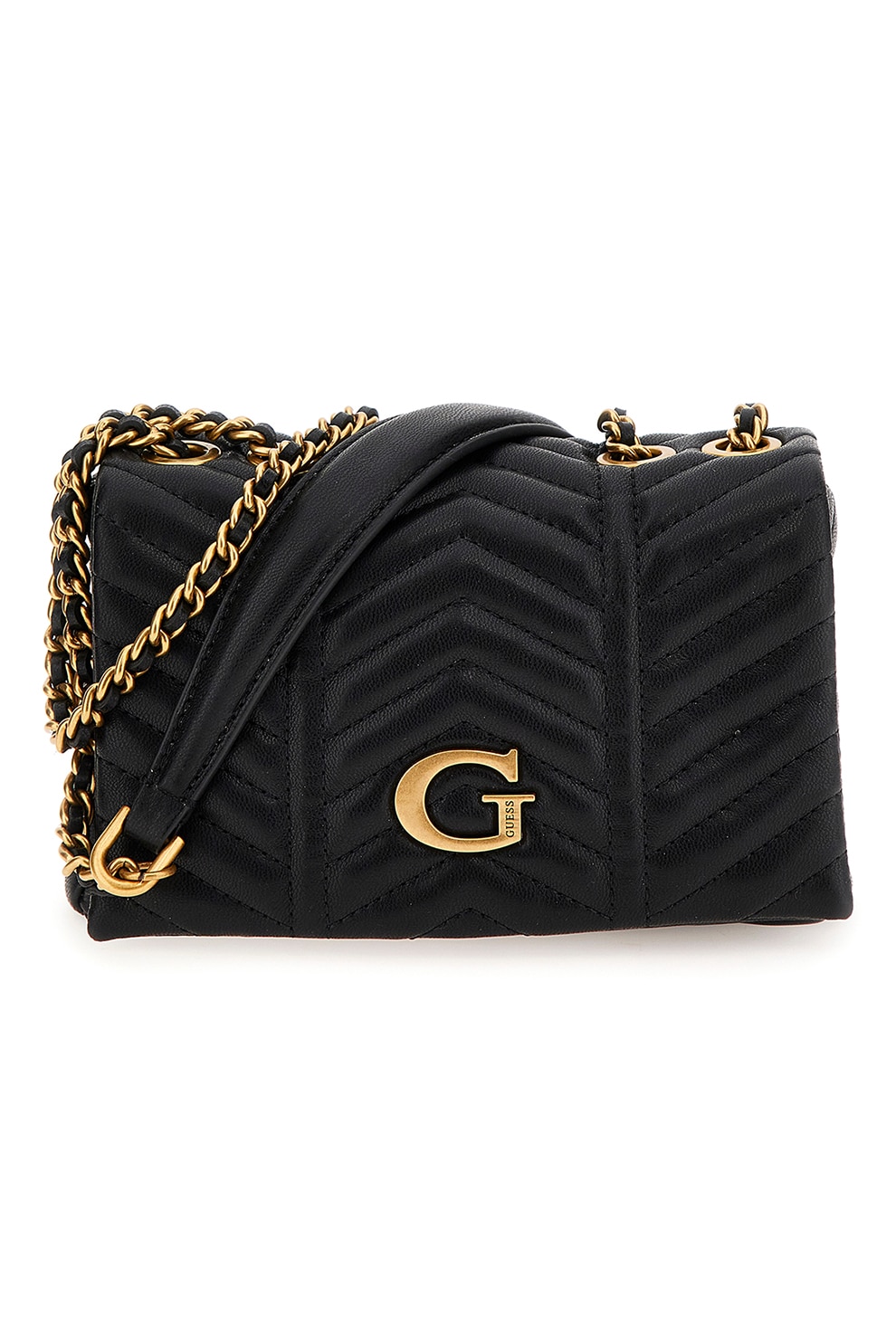 Guess, Geanta crossbody mini cu logo Lovide, Negru - eMAG.ro