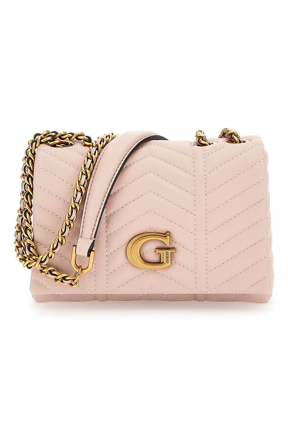 Guess, Geanta crossbody mini cu logo Lovide, Piersica - eMAG.ro