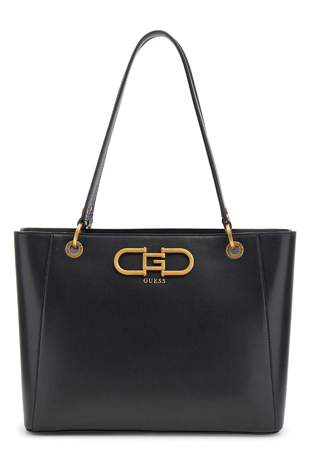 Guess, Geanta shopper de piele ecologica Noel, Negru - eMAG.ro