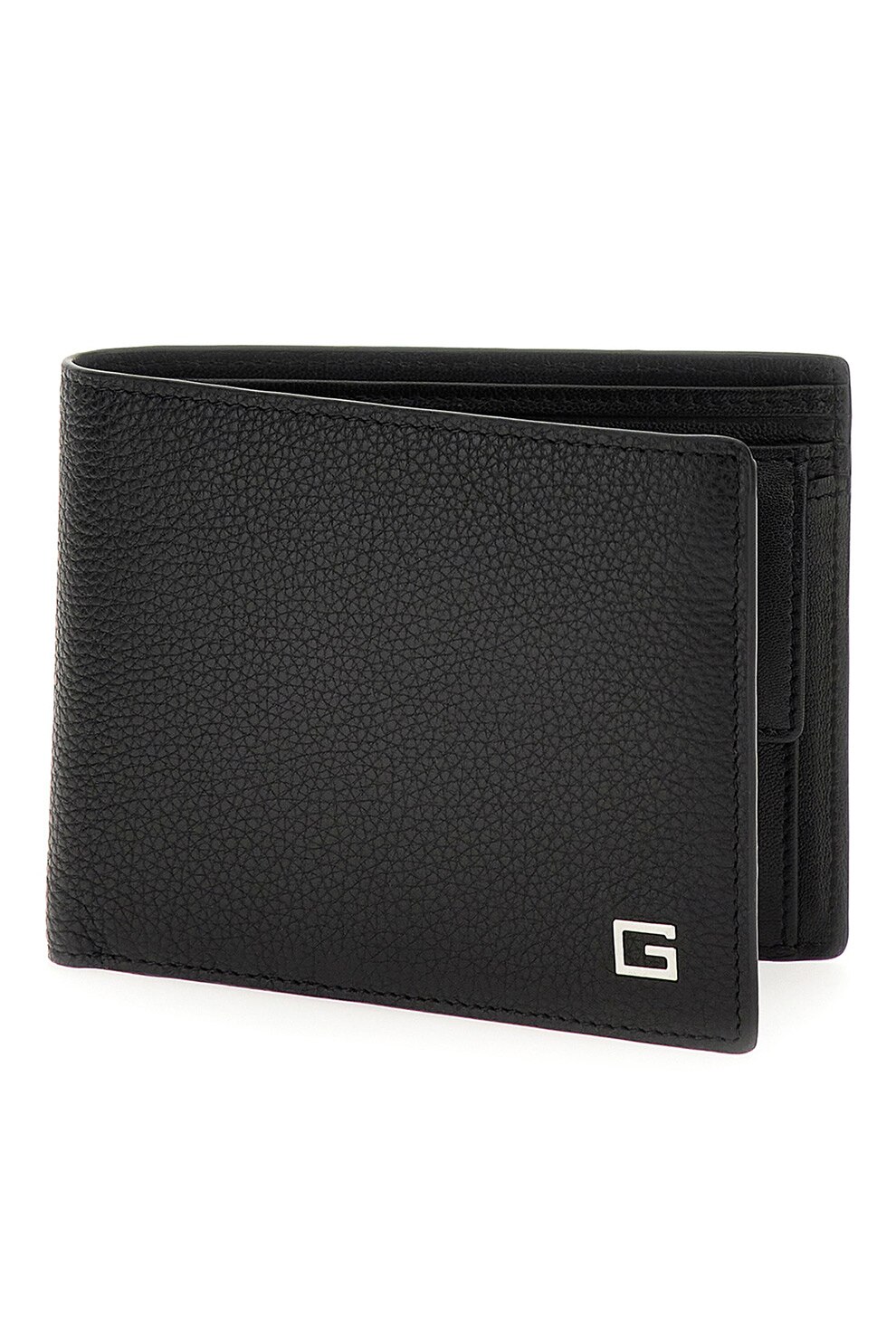 Guess, Portofel pliabil de piele New Zurigo, Negru - eMAG.ro