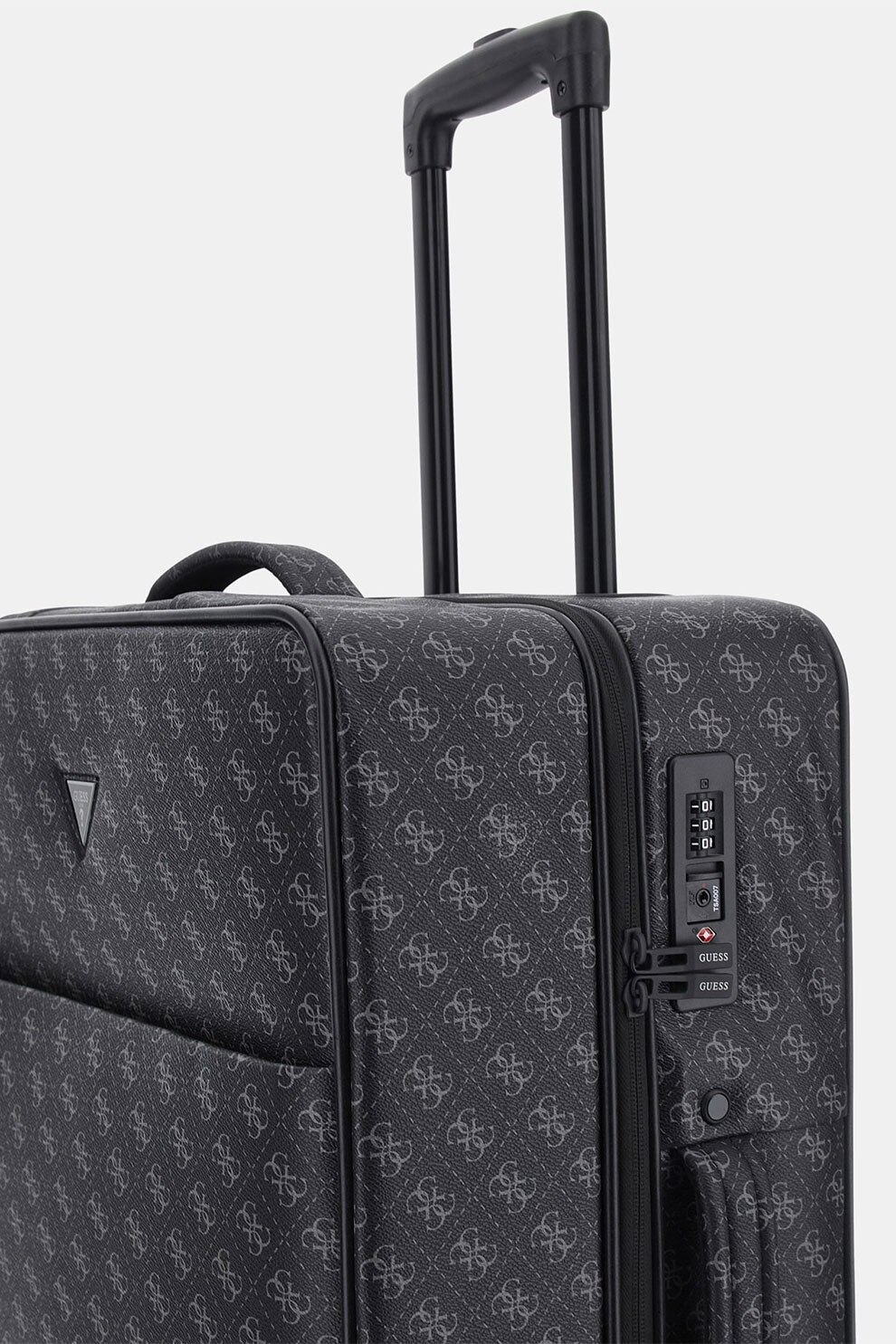 Guess, Troler cu model Vezzola - 64L, Gri carbune - eMAG.ro