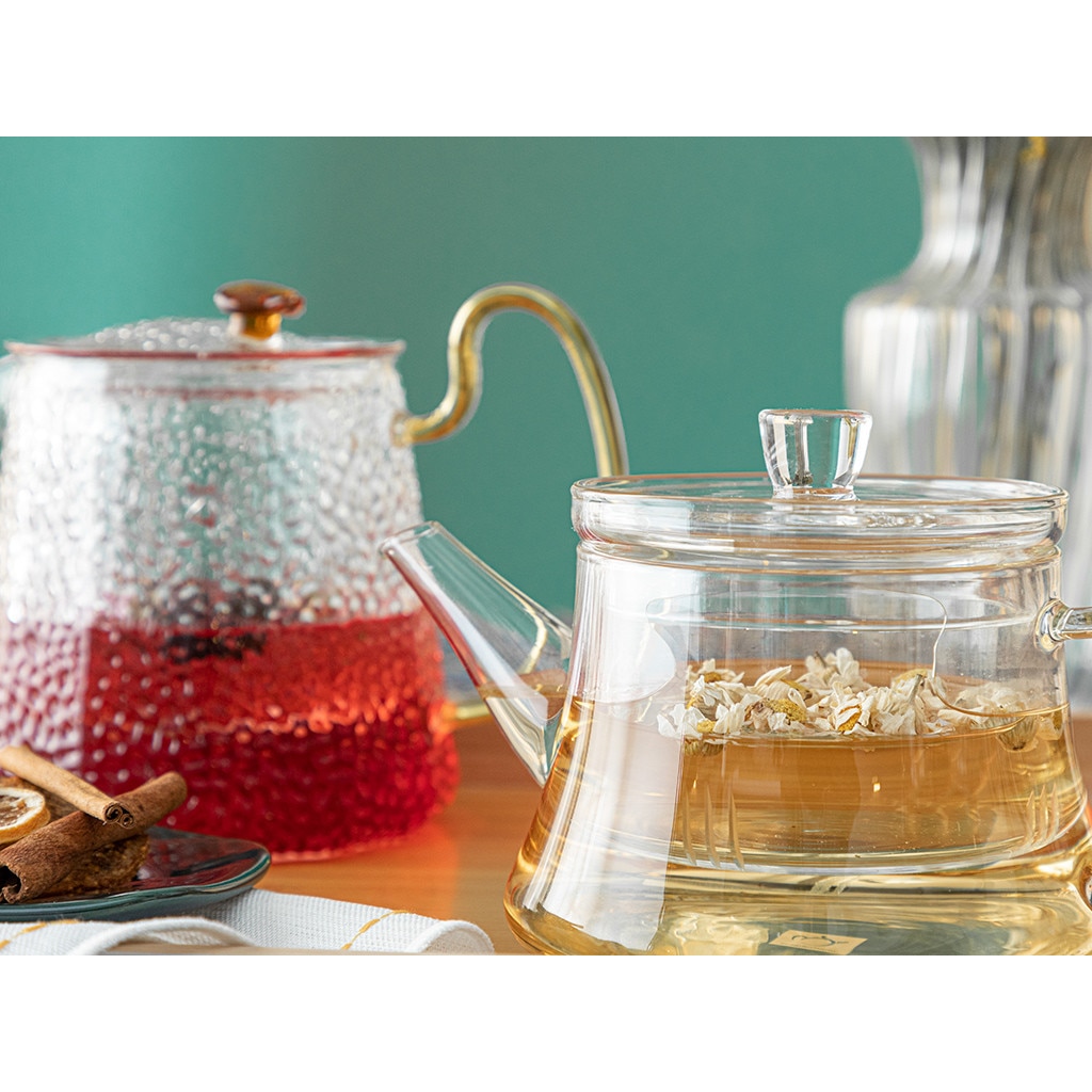 Ceainic cu infuzor, English Home, Simplu Borosilcat, Transparent - eMAG.ro