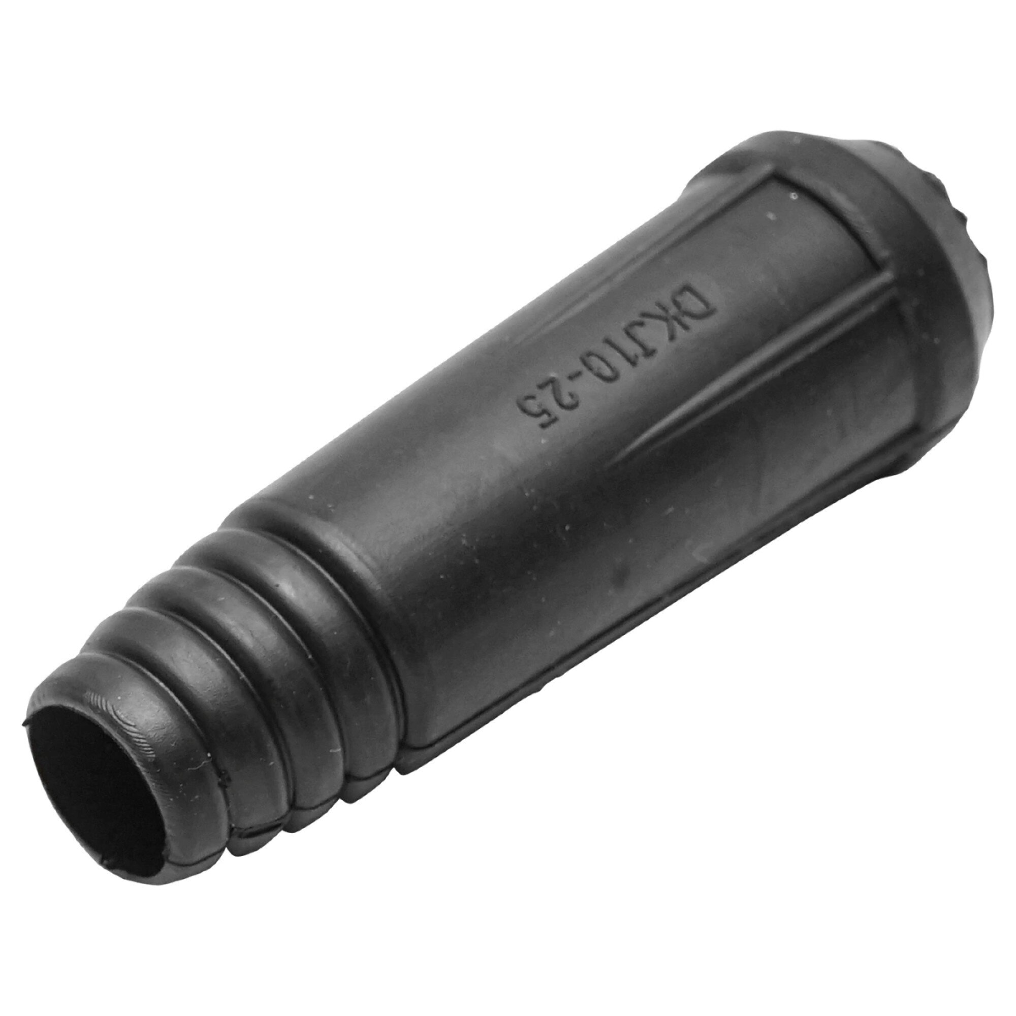 Conector NEGRU tata 9mm, special pentru cablu sudura cu diametru FI 10 ...