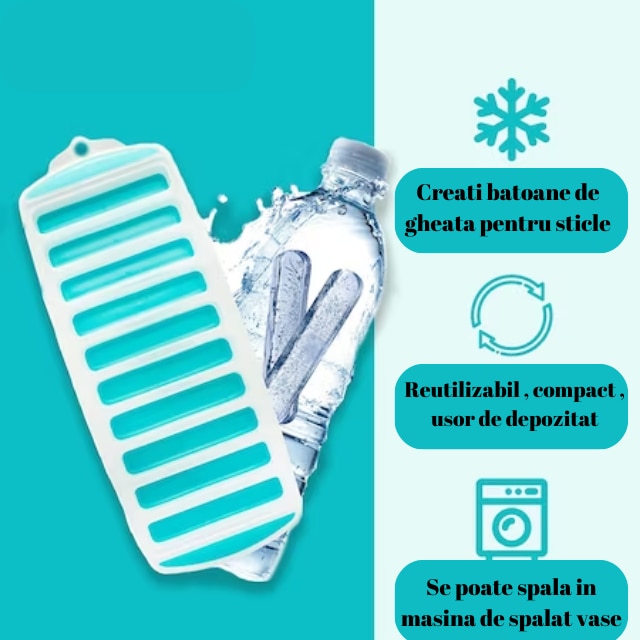 Forma pentru gheata, forme tip stick pentru sticle, realizat din ...