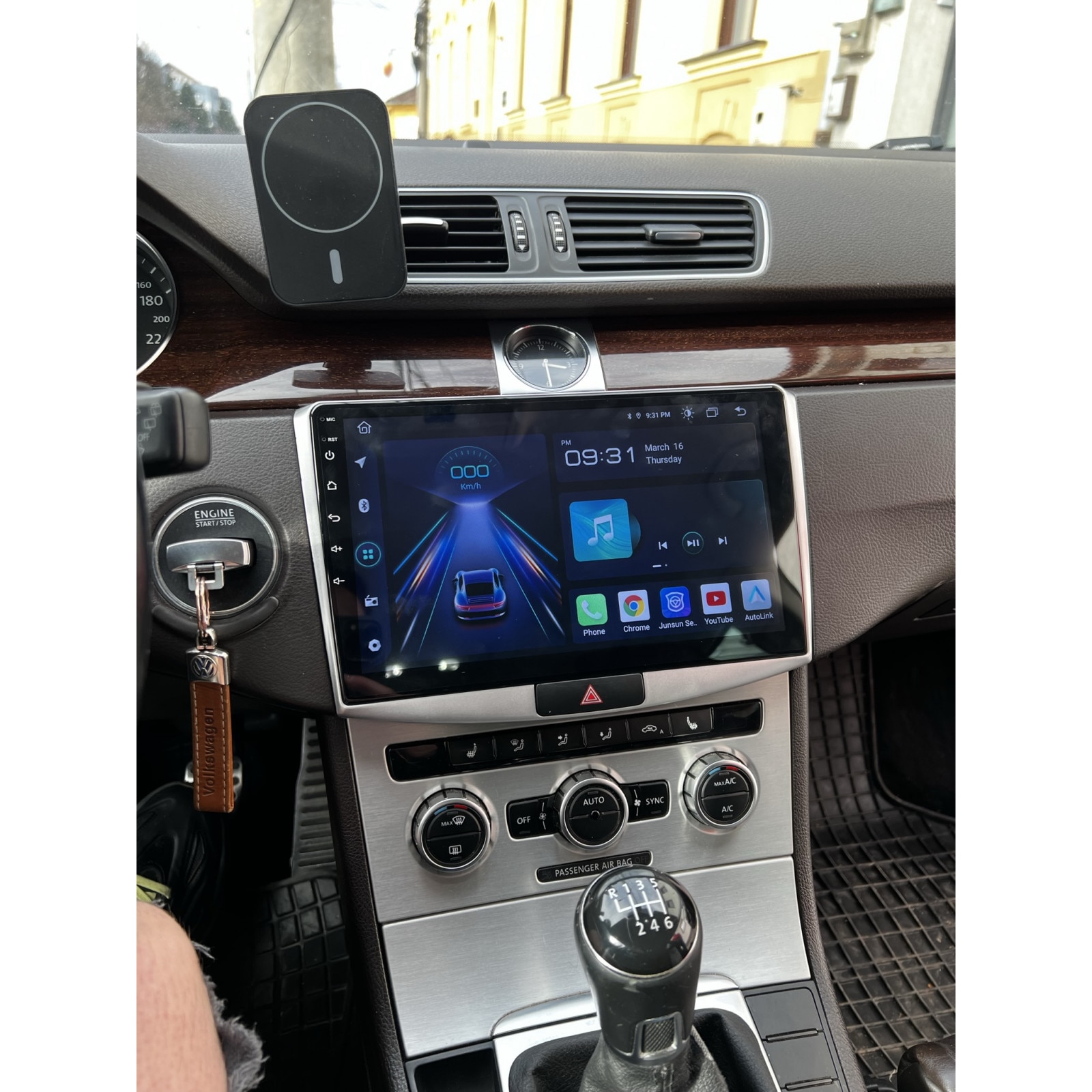 Navigatie vw passat b6, passat b7, passat cc, android 12, 1GB RAM 32GB ...