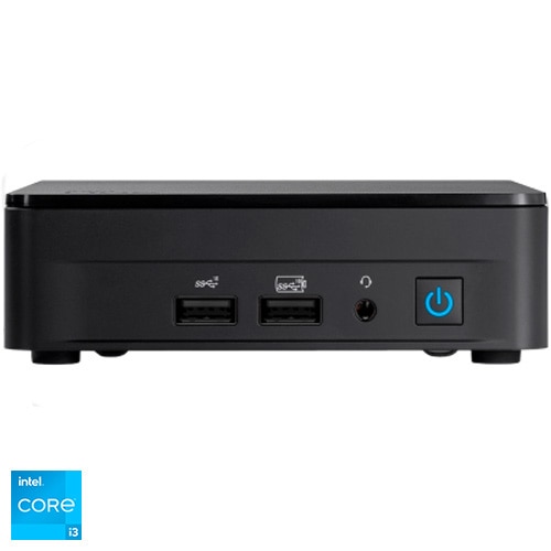 Mini PC Asus NUC 13 Pro Kit NUC13ANKi3 cu procesor Intel® Core™ i3-1315U pana la 4.50 GHz, fara ...