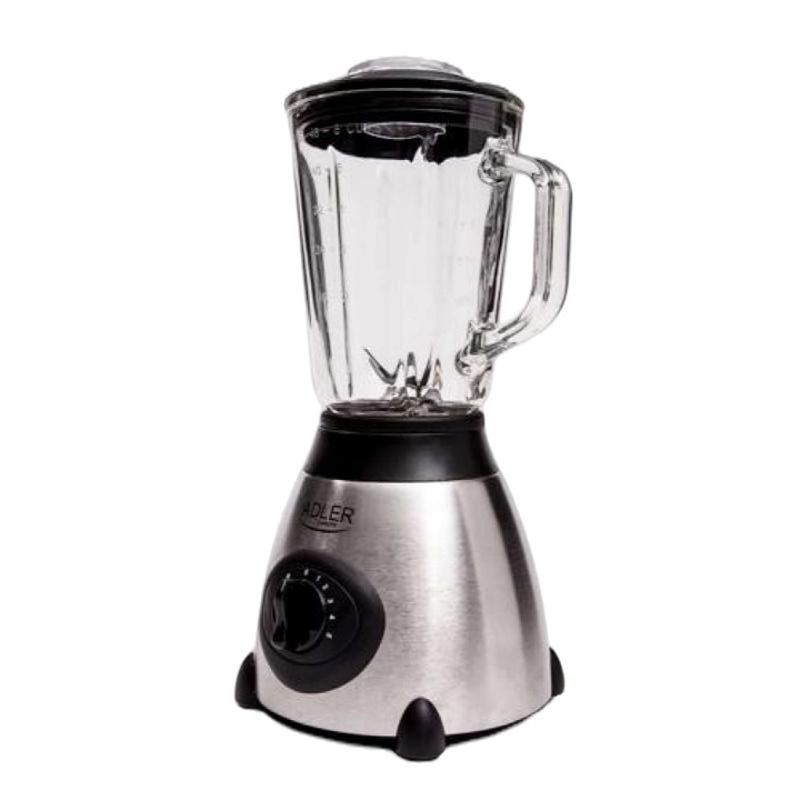 Blender, Adler, AD 4070, 600 W, 1.5 L, 5 Viteze, Cutite Din Inox ...