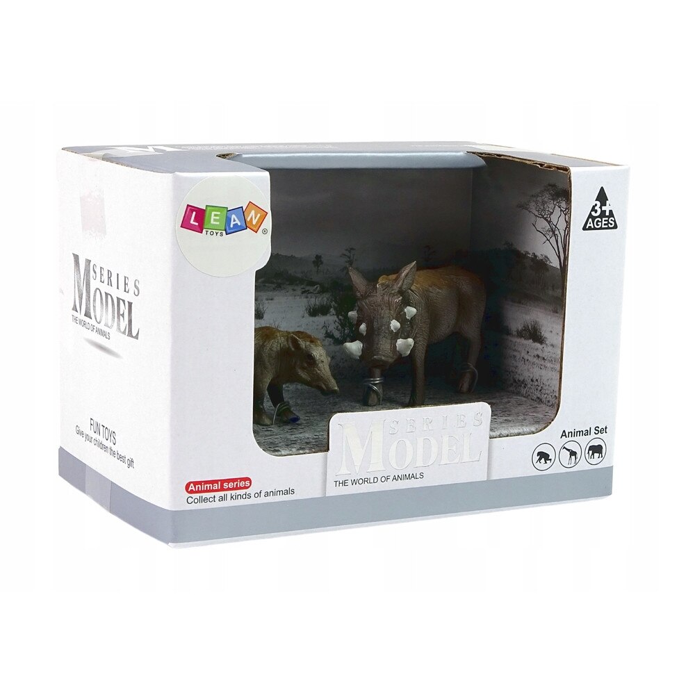 Set 2 figurine, LeanToys, Porc mistret, Multicolor, 3+ - eMAG.ro