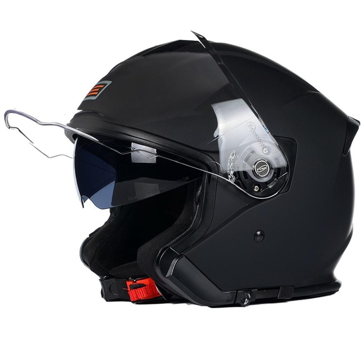 Casca pentru motocicleta, Termoplastica, Sticla, Negru, XL - eMAG.ro