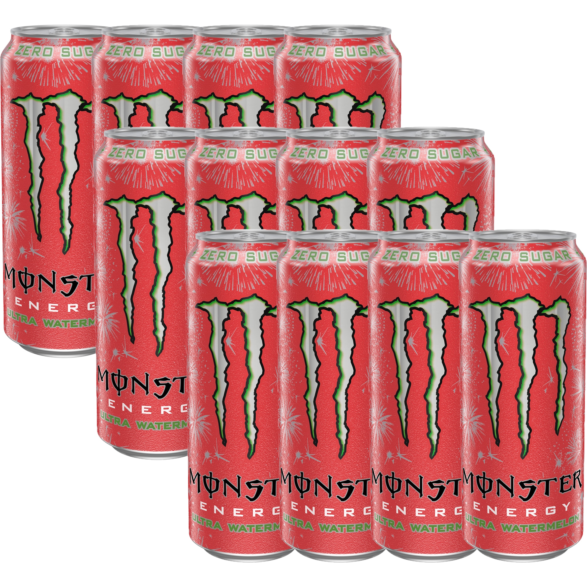 Monster Ultra Watermelon szénsavas energiaital, 12x0.5l - eMAG.hu