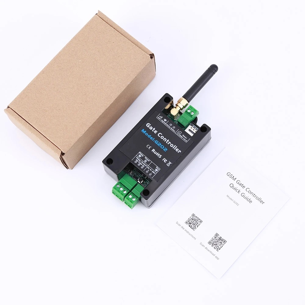 AUKAI GSM G202 kapunyitó relé, távvezérlés hívással/sms-sel 2G, távolságkorlátozás nélkül ...