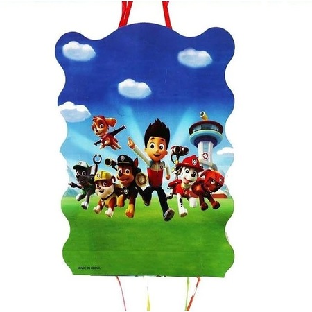 Pinata cu panglici, model Paw Patrol, 30x40 cm, It's Party Time - eMAG.ro