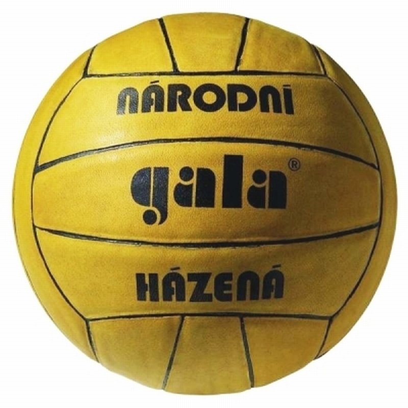 Minge de handball, Gala, Piele naturala, Galben/Negru, Marimea 3 - eMAG.ro