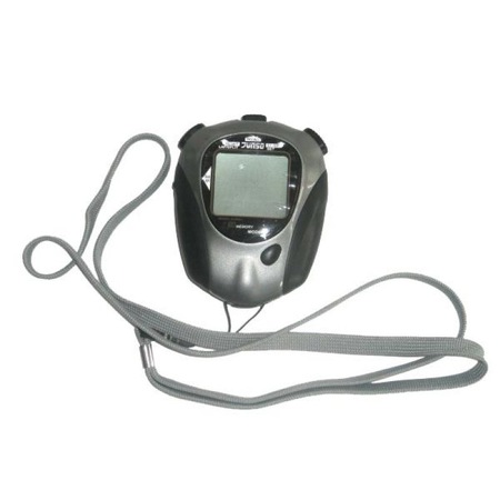 Cronometru electronic, Junso, 80LAP, 86mm, Gri - eMAG.ro