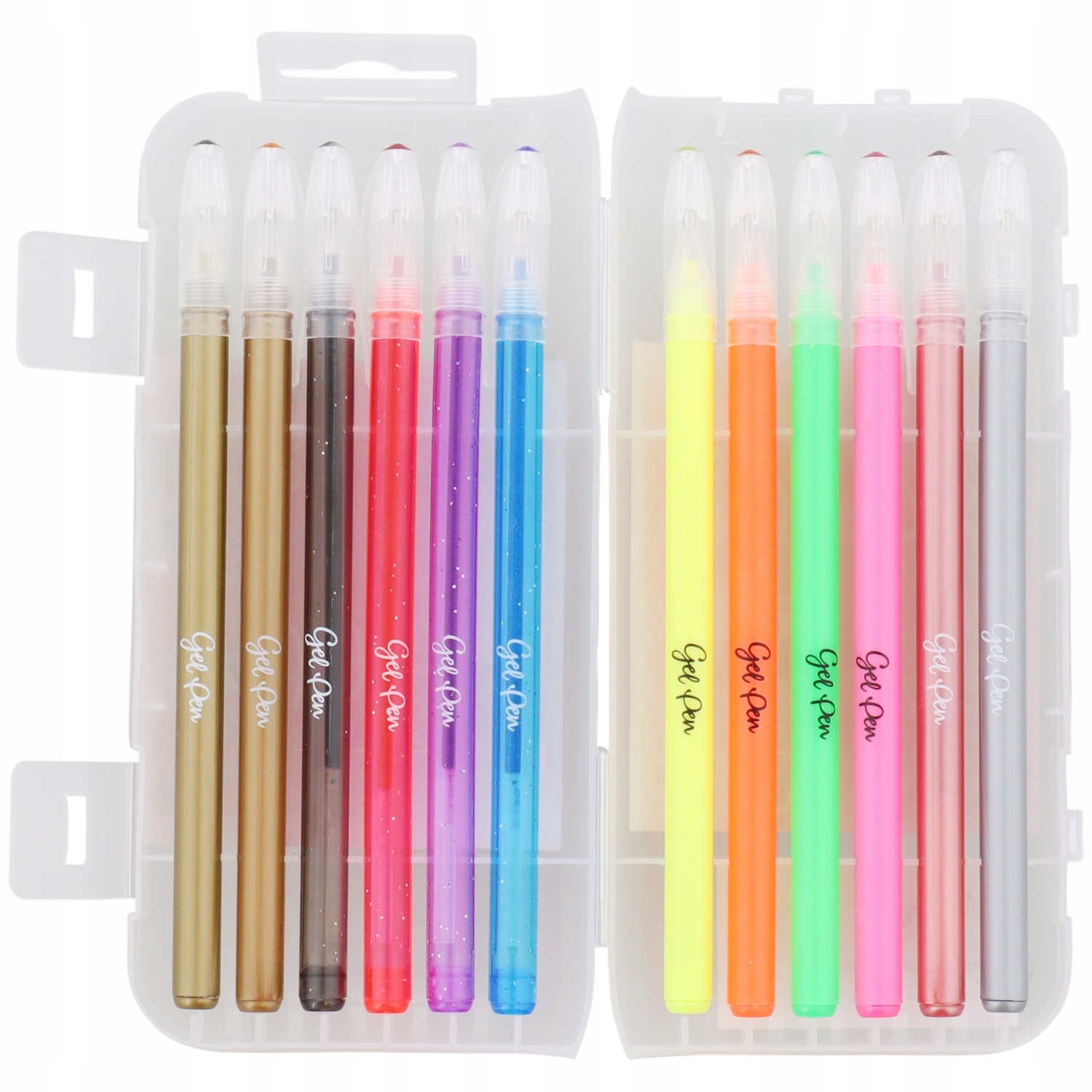 Set 12 pixuri cu gel, Multicolor - eMAG.ro