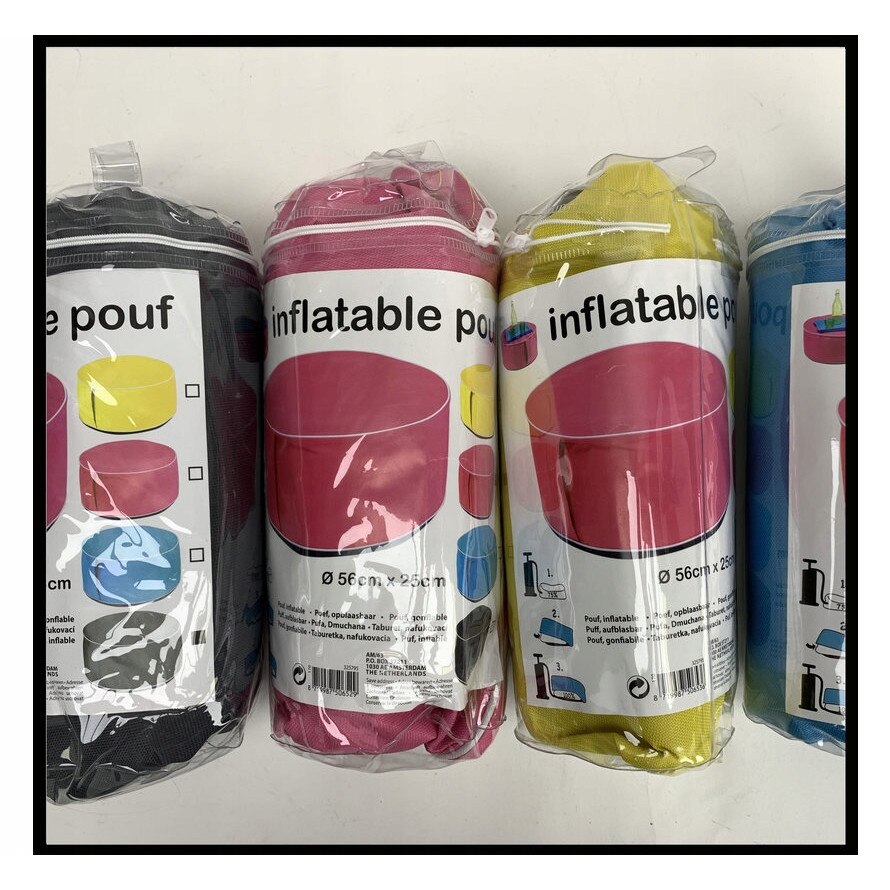 Scaun gonflabil, AM/63, Poliester, Roz - eMAG.ro