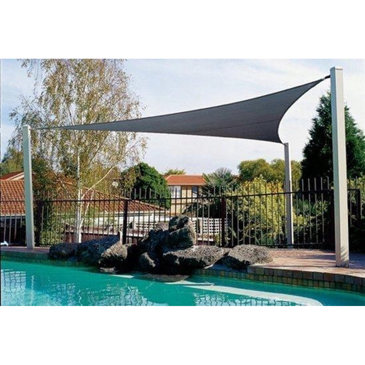 Prelata gradina, 3.6 x 3.6 m, Gri - eMAG.ro