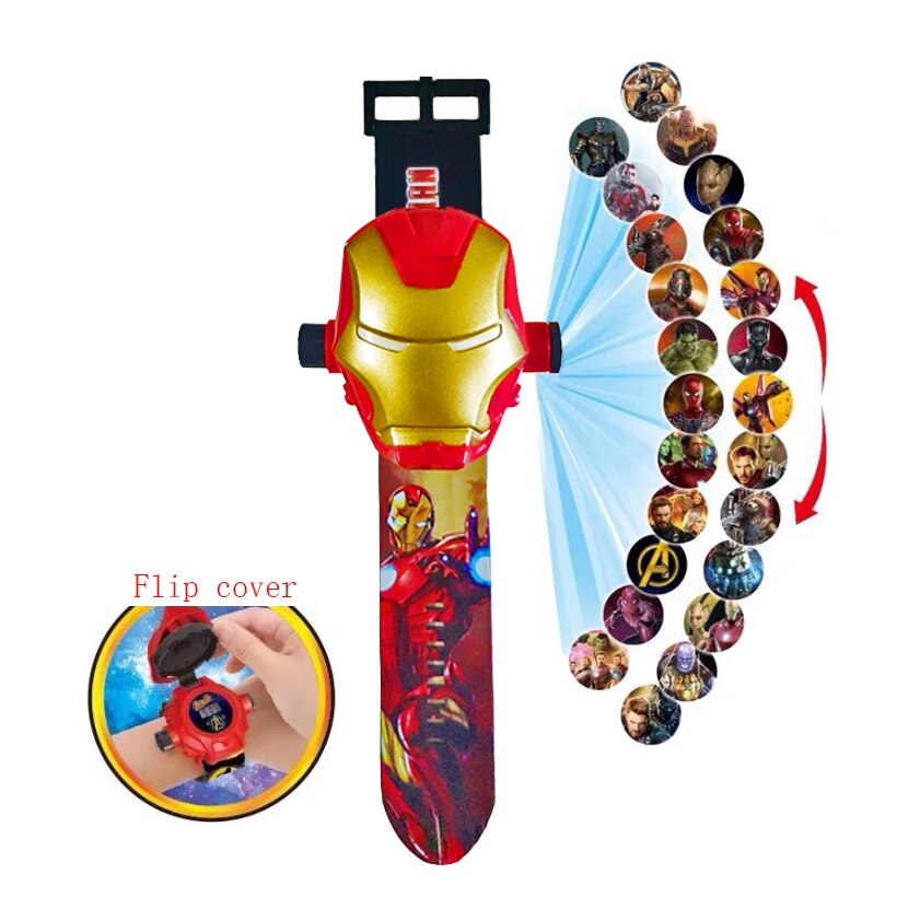 Ceas pentru copii Marvel cu proiector, Iron Man - eMAG.ro