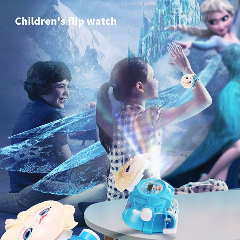 Ceas pentru copii Frozen cu proiector, Elsa - eMAG.ro