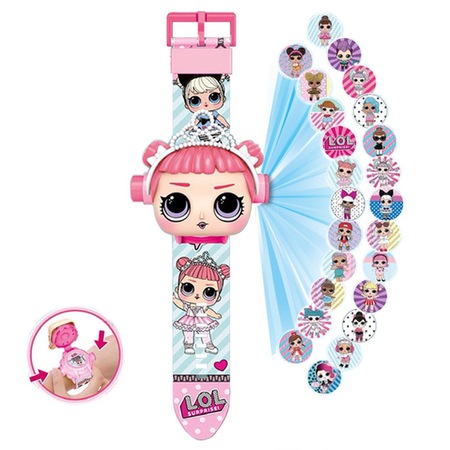 Ceas pentru copii LOL Surprise cu proiector, Crystal Queen - eMAG.ro